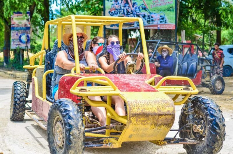Punta Cana: Buggy with Transportation and Cenote & Macao Beach